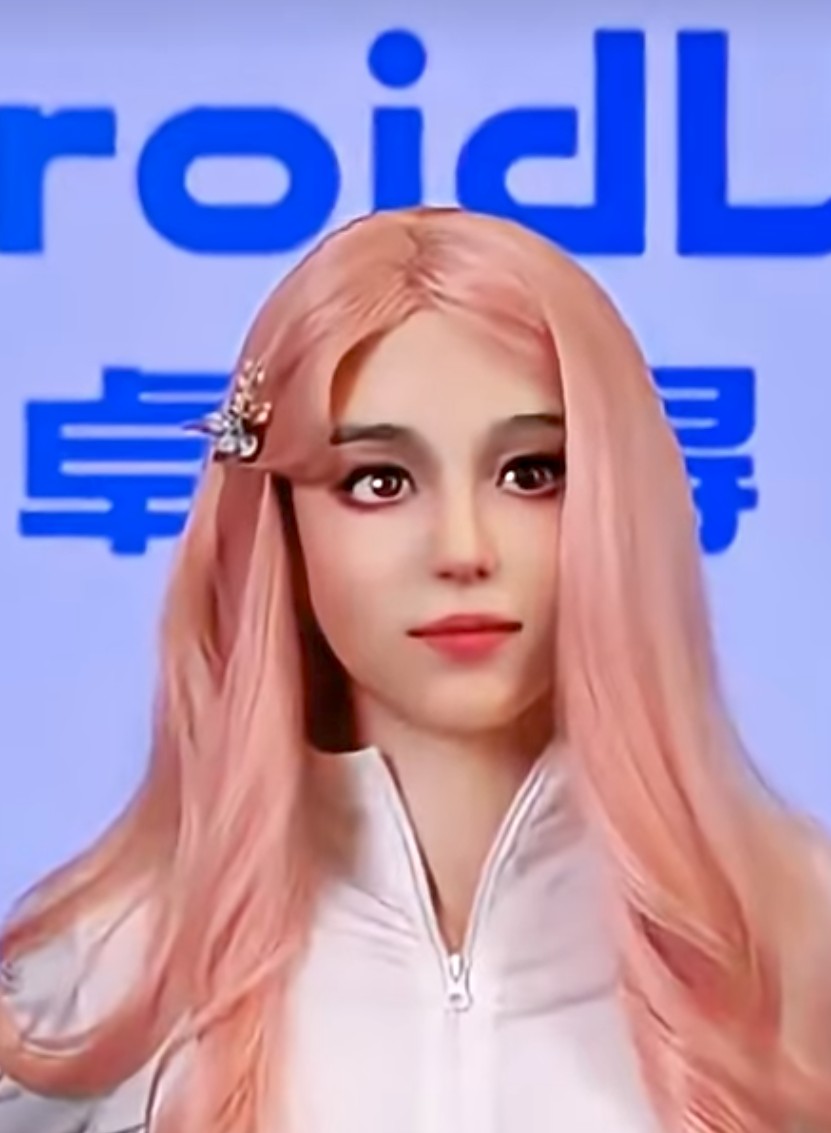 Moya — DroidUp’s Fully Biomimetic Embodied‑AI Humanoid Robot
