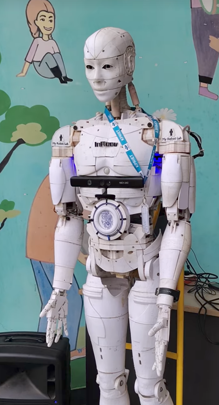 InMoov — Open‑Source 3D‑Printed Life‑Size Humanoid Robot